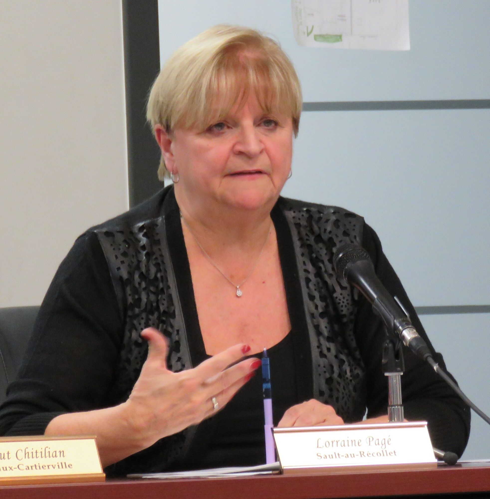 Lorraine Pagé, prête à collaborer avec la nouvelle mairesse ...