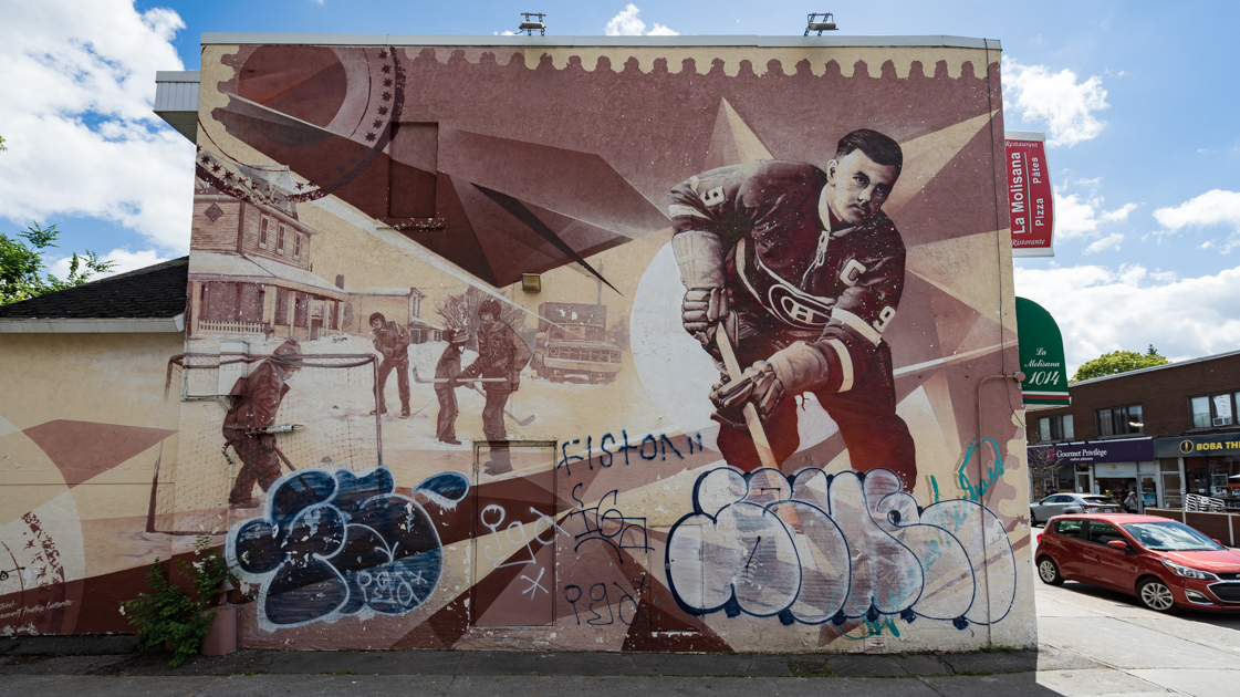 La nouvelle ancienne murale de Maurice-Richard - Journaldesvoisins.com
